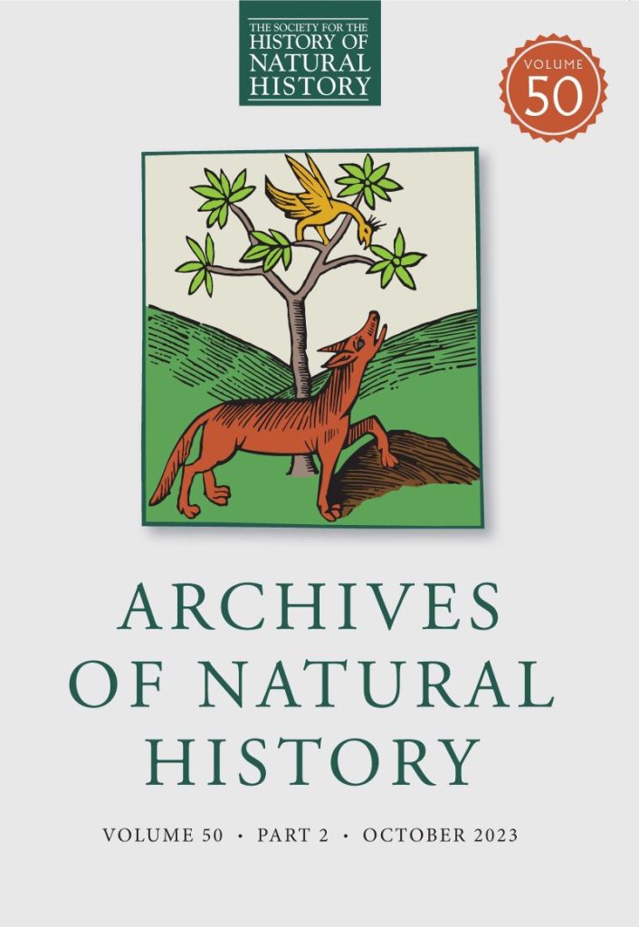 ‘A Sense of Nature’: SHNH International Summer Meeting, University of ...